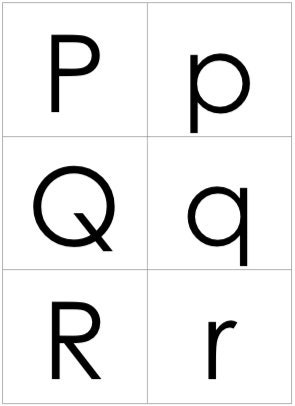 Basic Upper and Lowercase Montessori Waldorf Alphabet Matching Cards - Etsy