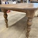 Farmhouse Dining Table // Chunky Legs // Distressed Dining Table ...
