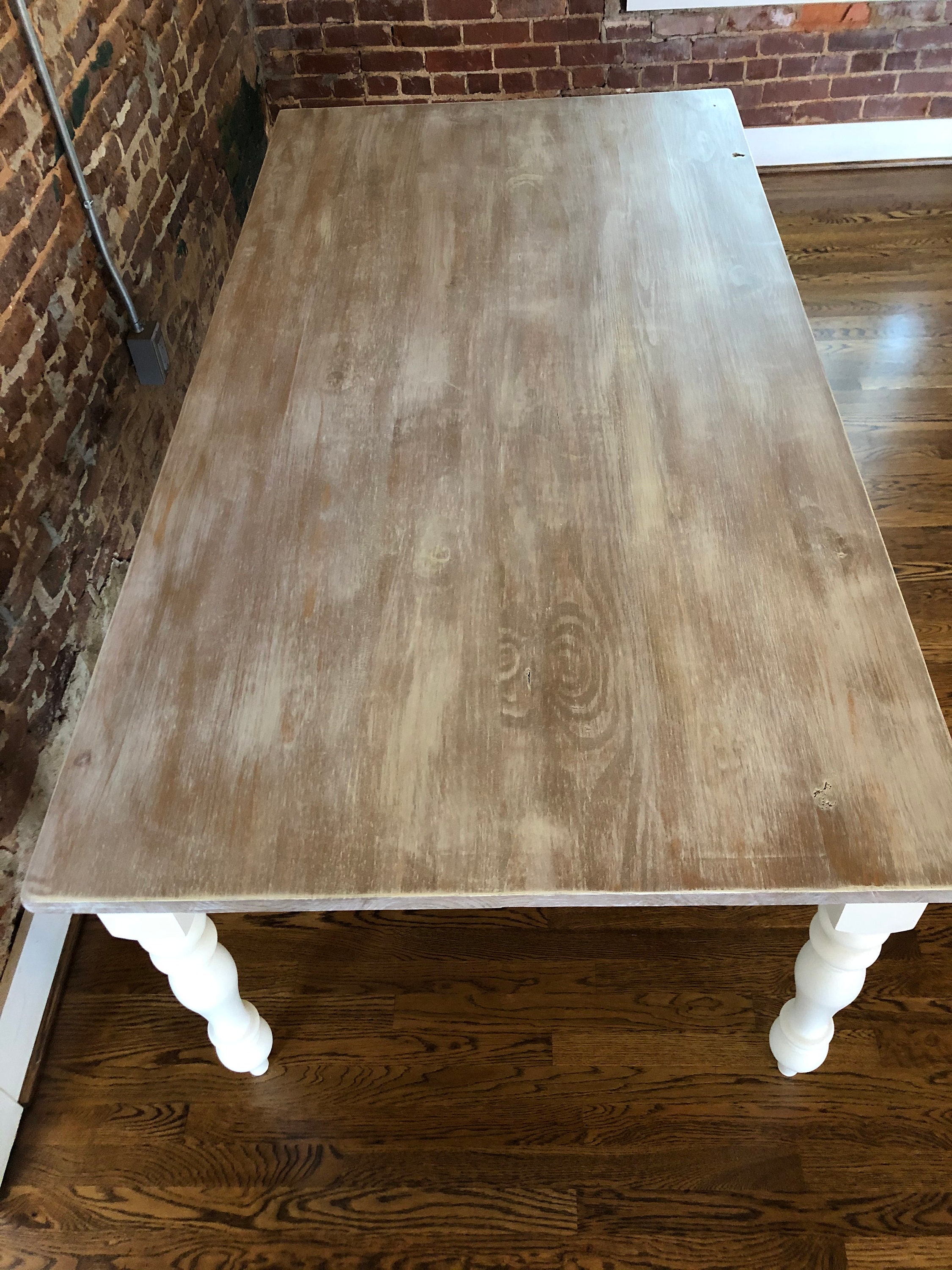 Classic Farmhouse Dining Table // Distressed Dining Table // | Etsy