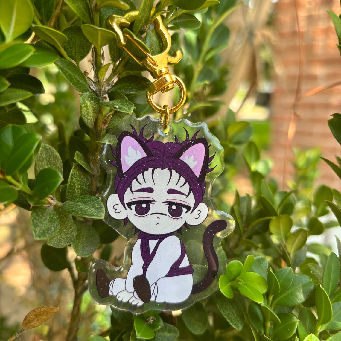Choso Kitty Keychain Etsy