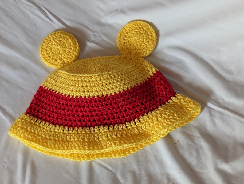 Crochet Honey Bear Bucket Hat - Etsy