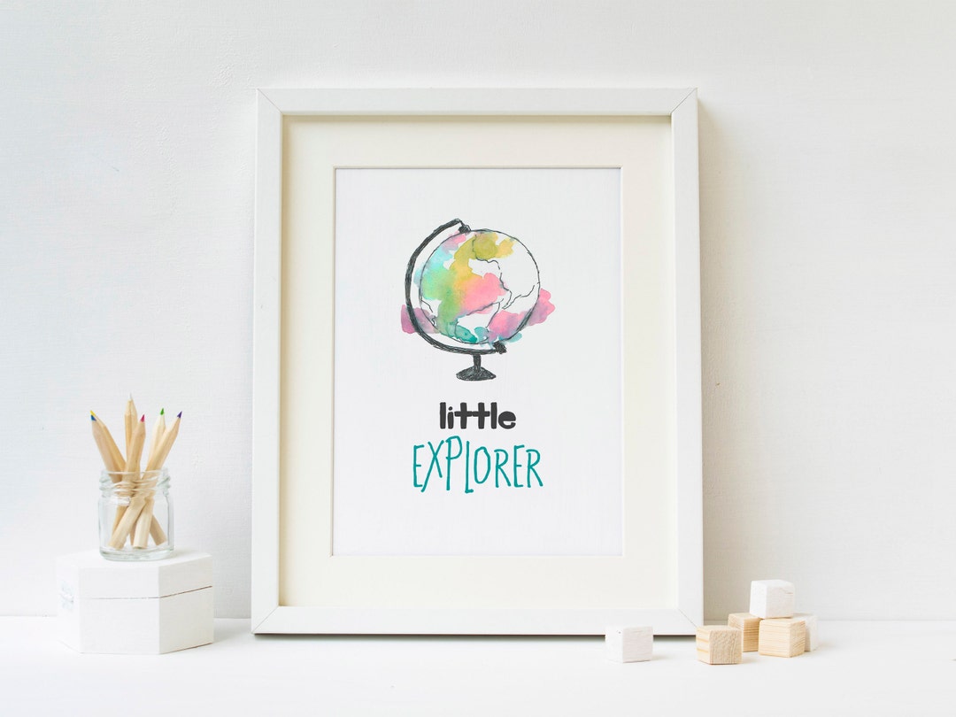 Little Explorer Printable Art, Little Explorer Print, Little Explorer ...