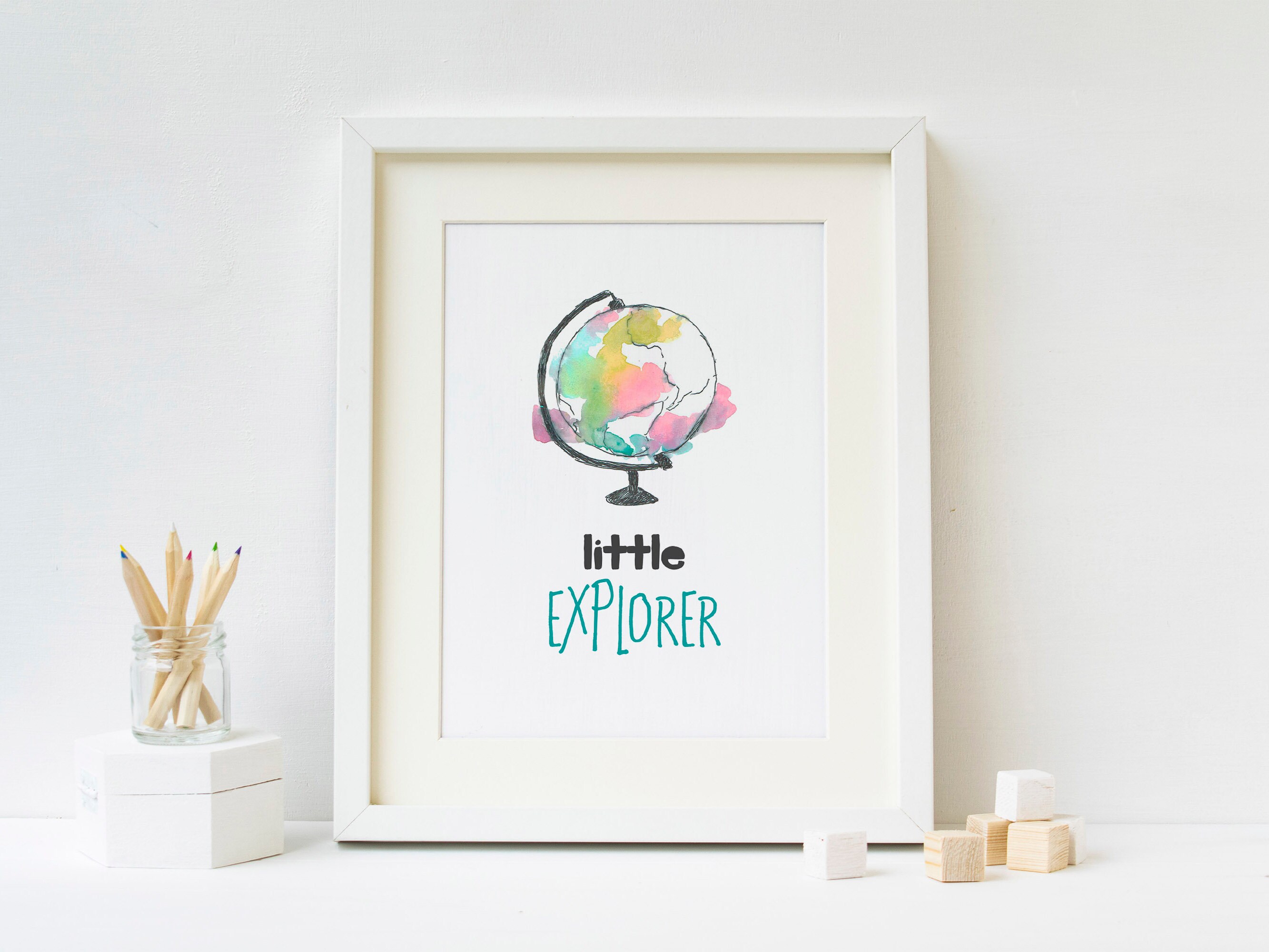 Little Explorer Printable Art, Little Explorer Print, Little Explorer ...