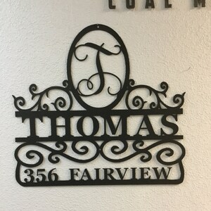 House or Driveway Sign 26" Wide - Etsy