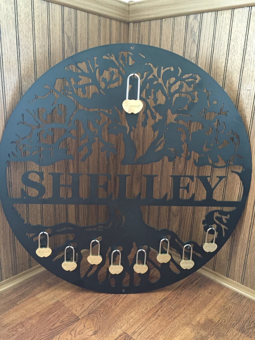 Love Lock Family Tree of Life - Etsy