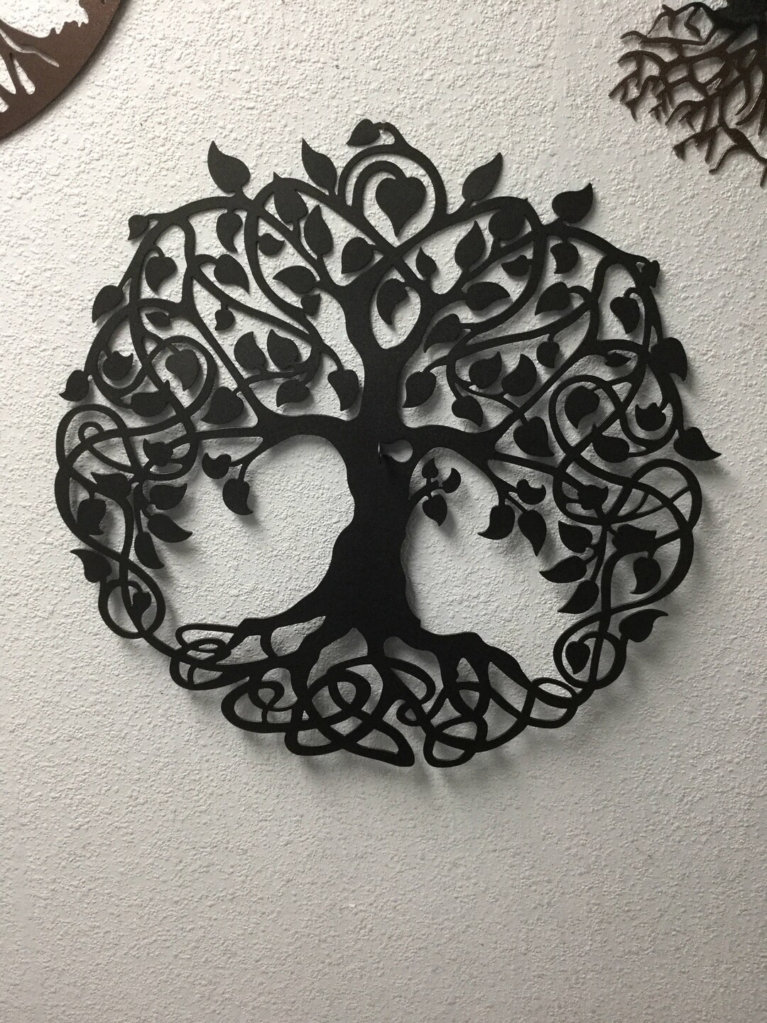 Curly Love Lock Tree of Life With Lock Loops, No Name - Etsy