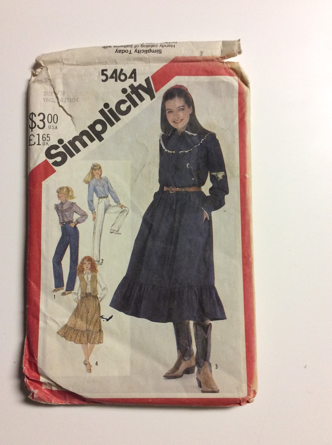 Sewing Pattern - Country Western Style - Sewing Supply - Simplicity ...