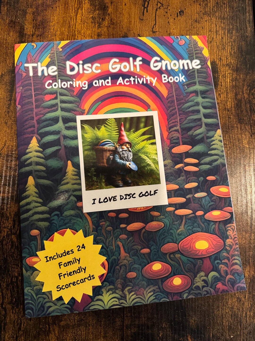 The Disc Golf Gnome Coloring and Activity Book With Disc Golf ...