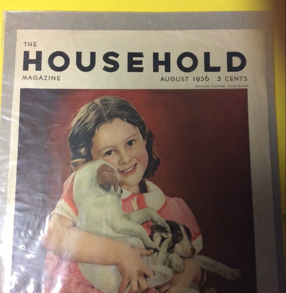Vintage Magazine Cover the Household Magazine Cover Paper Ephemera 1936 ...