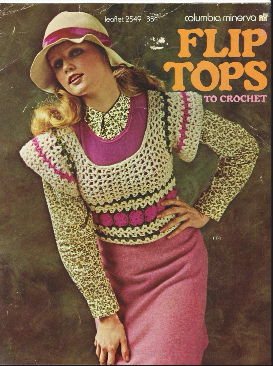 Vintage 1970s Crochet Top Patterns - Boho Summer Tops - Retro Crochet ...
