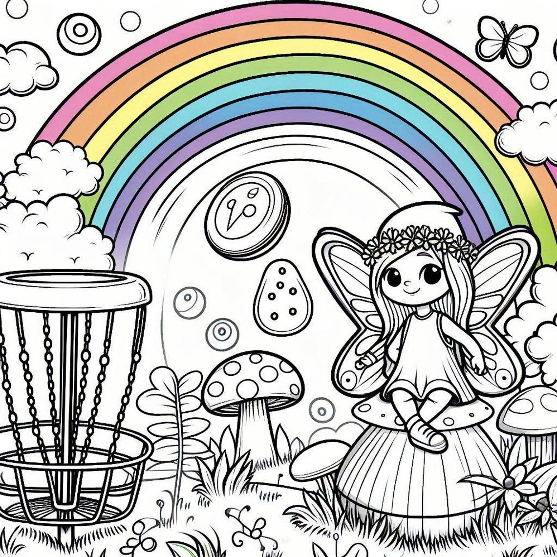 Disc Golf Coloring & Activity Book: 25 Pages + Scorecards (PDF ...