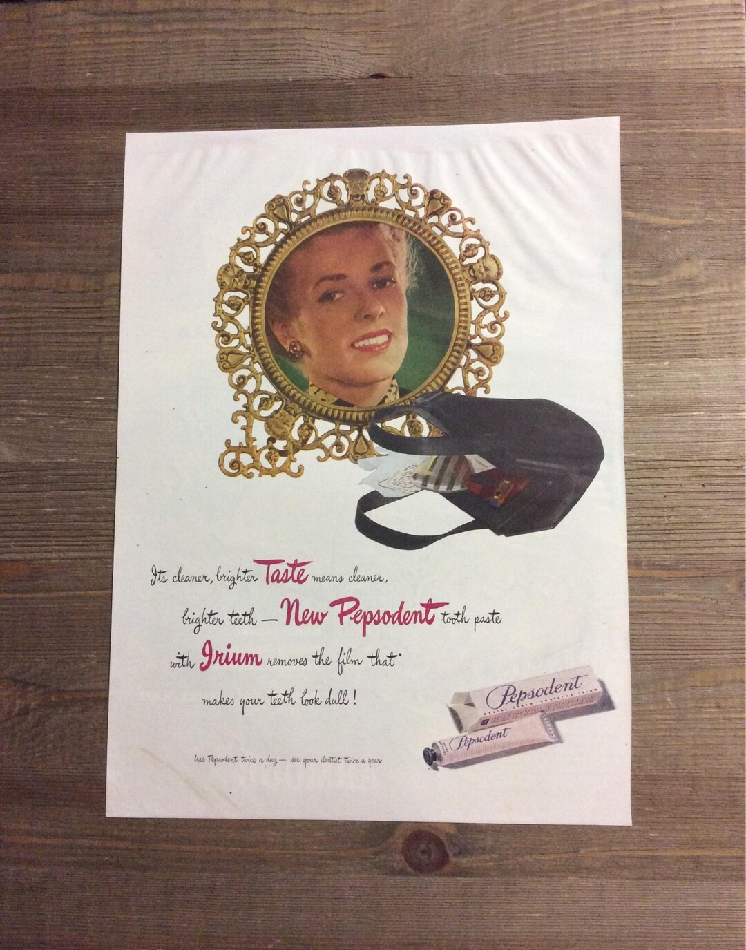 Pepsodent Toothpaste - Armour Ham - Paper Ephemera - Vintage Ad ...