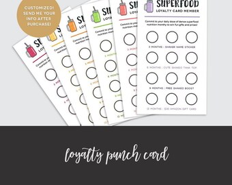 Punch cards | Etsy