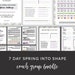 Coach Group Bundle : 7 Day Spring Into Shape Challenge - Etsy