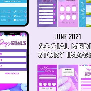 June Story Images Fun June Story Images Engagement Stories - Etsy