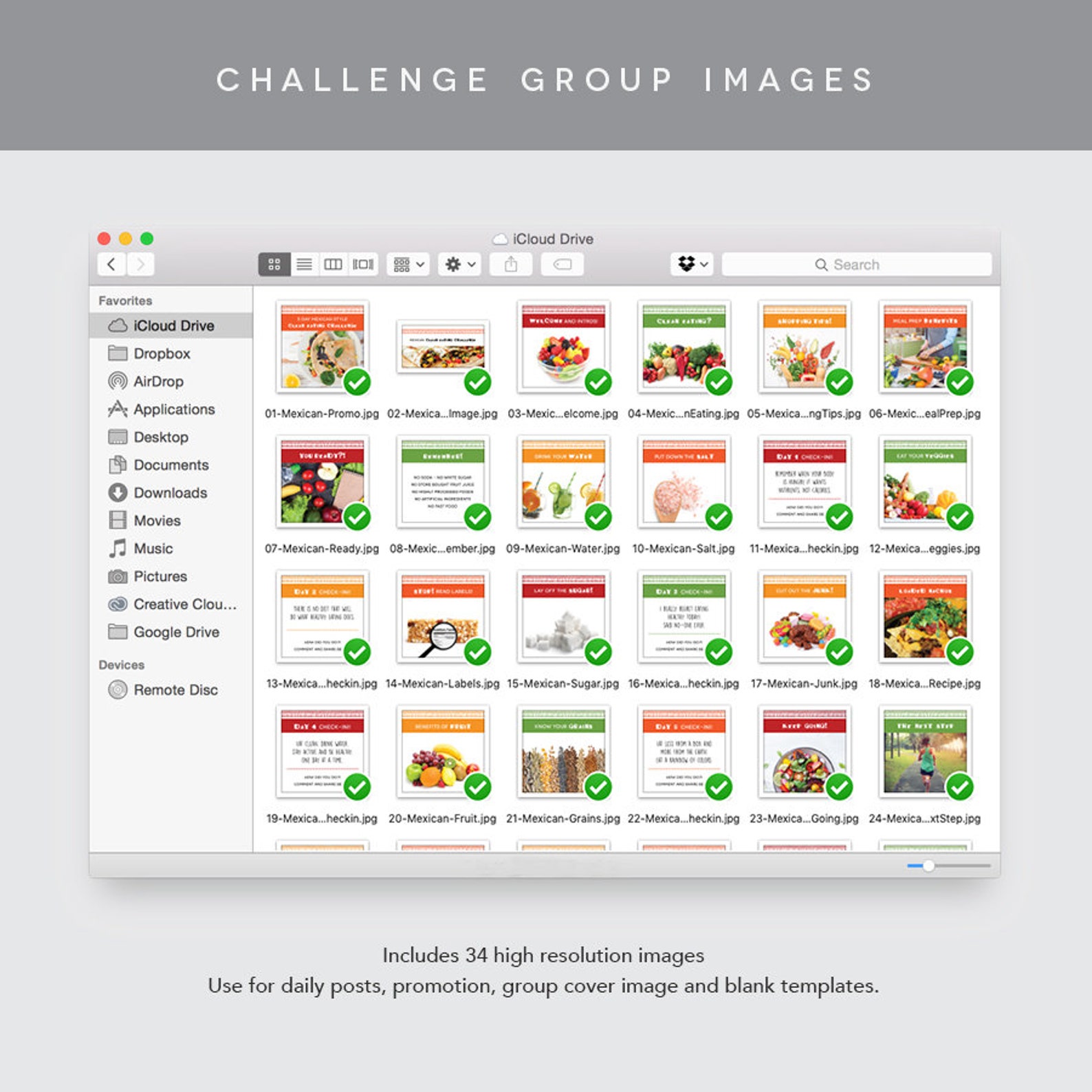 Coach Group Bundle : 5 Day Mexican Style Clean Eating Challenge ...