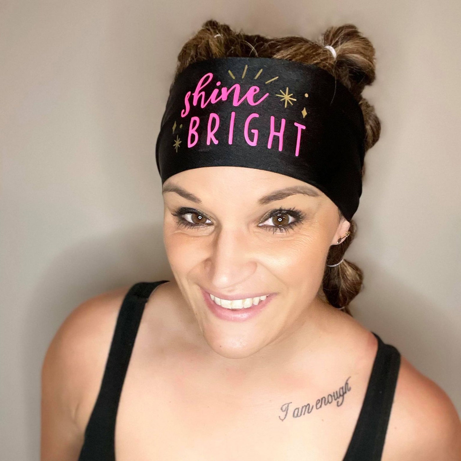 Shine Bright Headband Shine Bright Fitness Headband Shine - Etsy