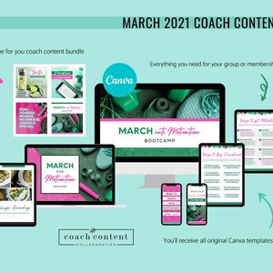 March 2021 Challenge, March Into Motivation Challenge Group, Motivation ...