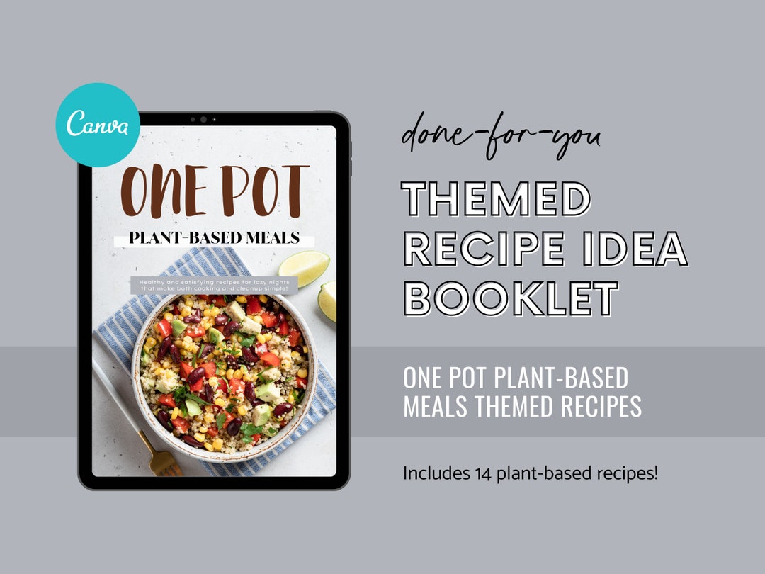 One Pot Plant-based Recipes Guide, Simple Meals Recipes, Tasty Easy One ...