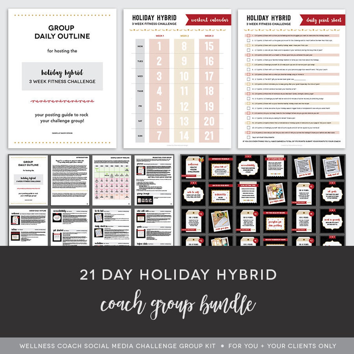 Coach Group Bundle : 21 Day Holiday Hybrid Fitness Challenge ...