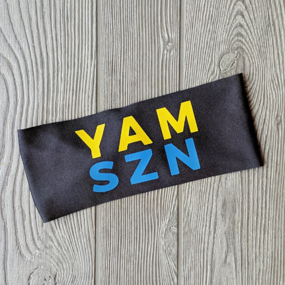 YAM SZN - YAM Season Headband - Headband Quote - Fitness Headband ...