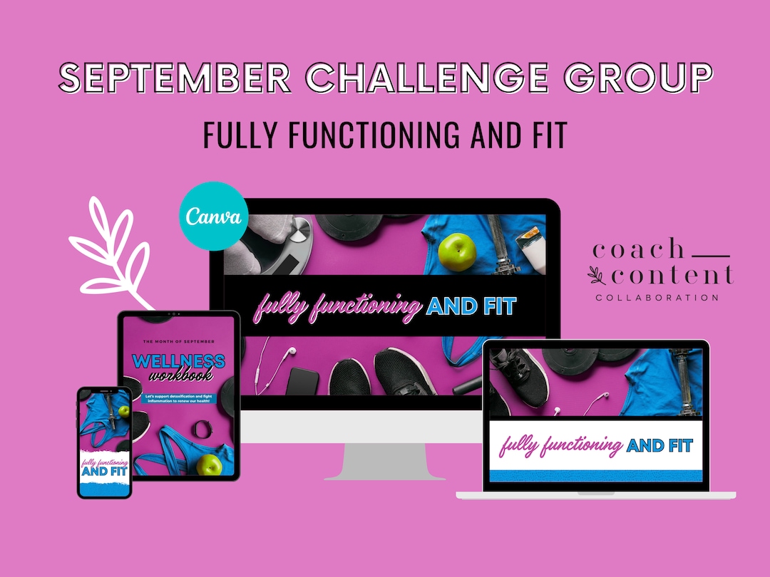 September 2024 Fully Functioning and Fit Challenge Group, Fitness ...
