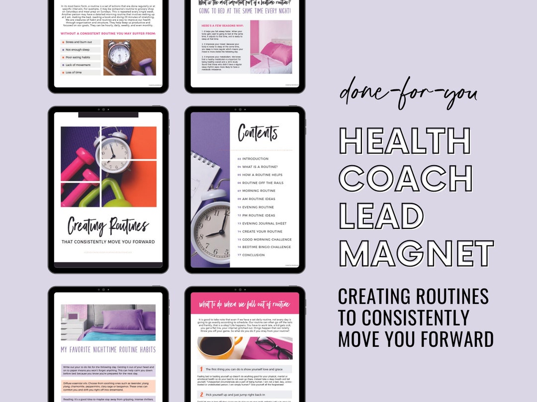 Creating Routines That Move You Forward Guide, Routines for Healthy ...