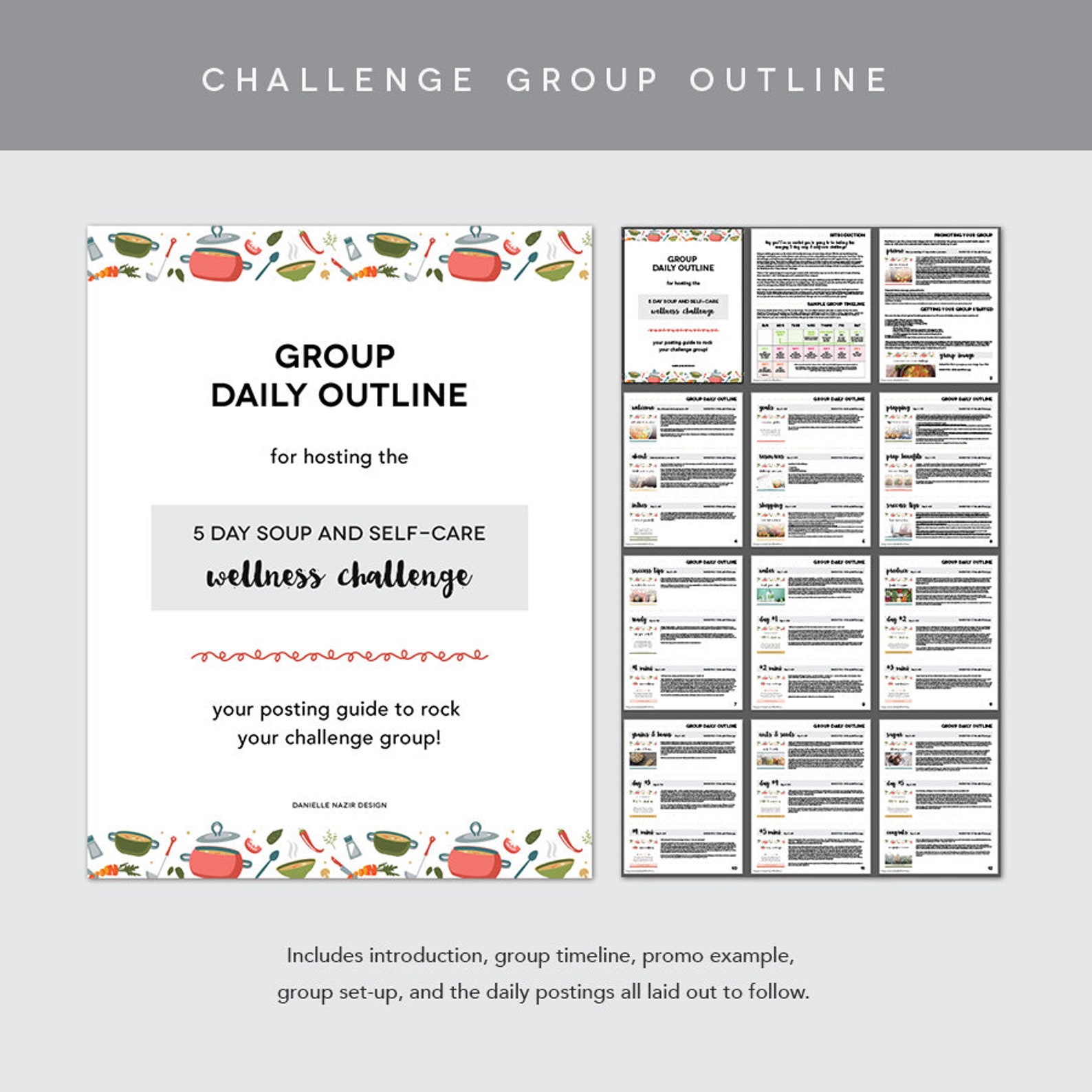 Coach Group Bundle : 5 Day Soup & Self-care Challenge - Healthy Soups ...