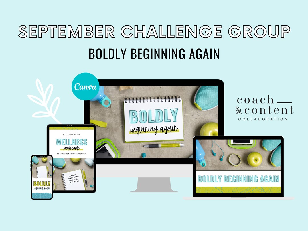 September 2023 Challenge, Boldly Beginning Again Group Content, Sep ...
