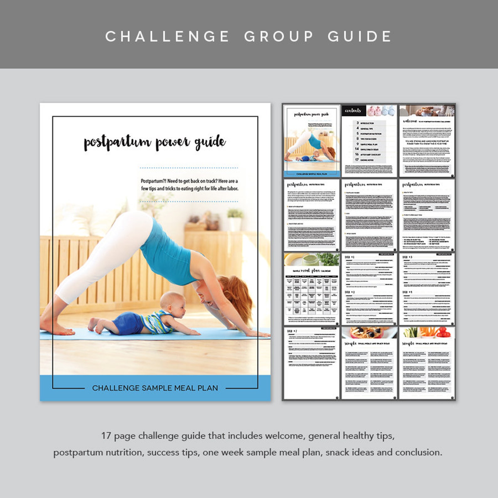 Coach Group Bundle : 14 Day Postpartum Power Challenge - Postpartum ...