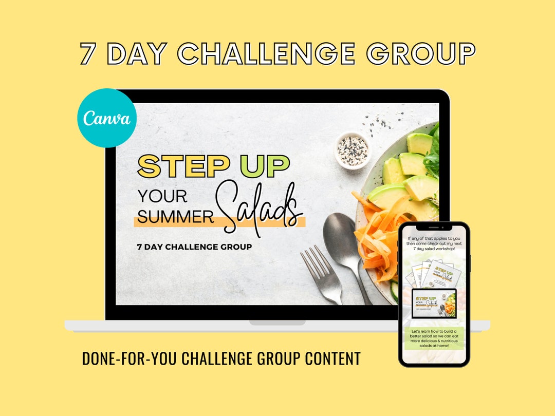 7 Day Step up Your Summer Salads, Salad Challenge Done for You, Perfect ...