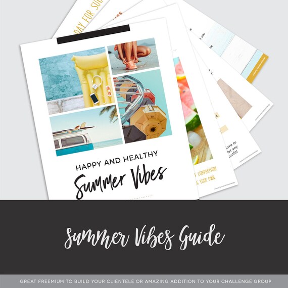 Happy & Healthy Summer Vibes Guide High Tides Good Vibes | Etsy
