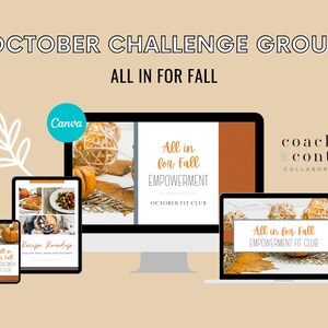 October 2020 Challenge, All in for Fall Empowerment Fit Club, Fall ...