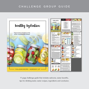 Coach Group Bundle : 7 Day Healthy Hydration Challenge - Water Recipes ...