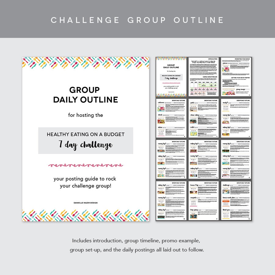 Coach Group Bundle : 7 Day Healthy Eating on a Budget - Budget Meal ...