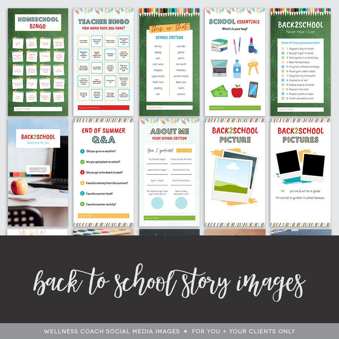 Story Images : Back to School Story Images - Back to School Engagement ...