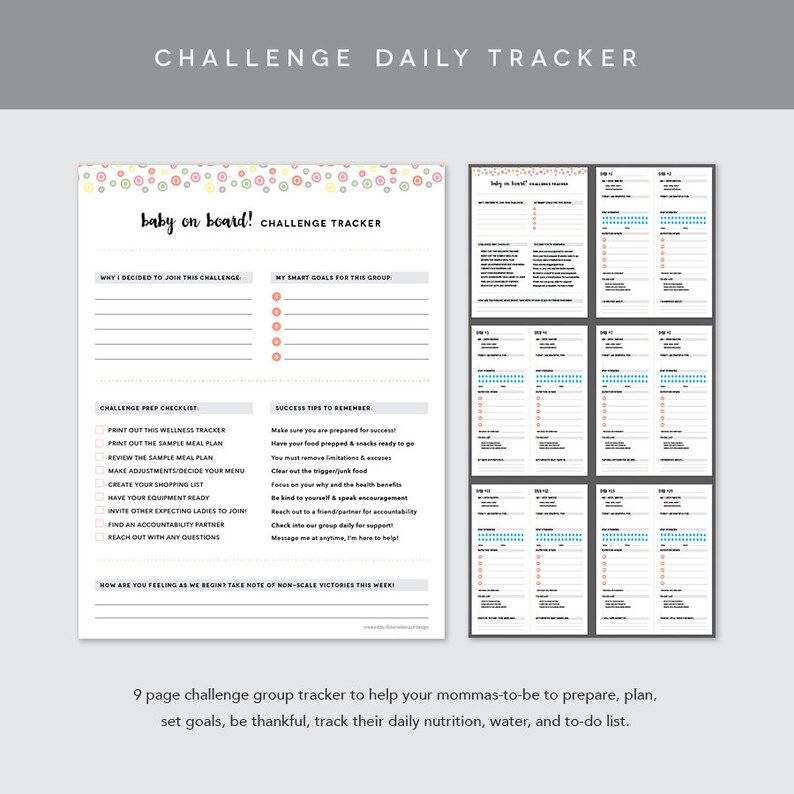 Coach Group Bundle : 14 Day Baby On Board Challenge | Etsy