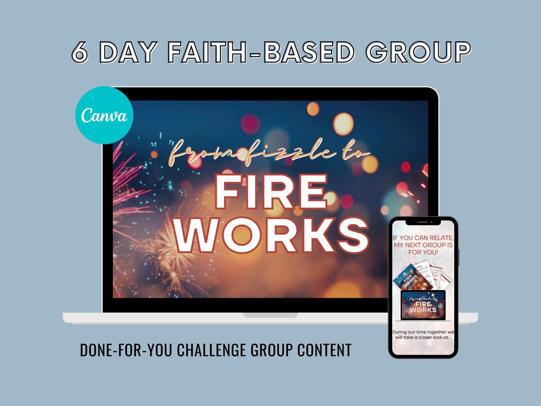 6 Day From Fizzle to Fireworks, Bible Verse of the Day, Christian ...