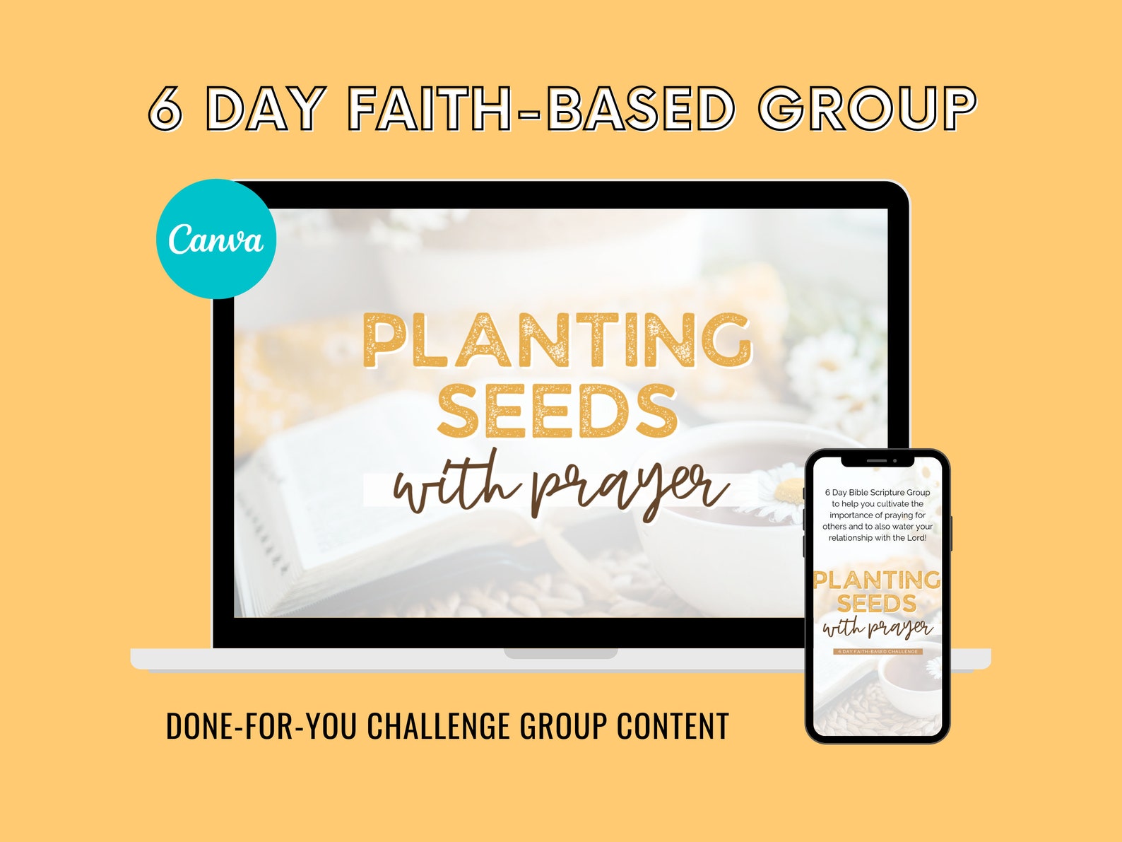 6 Day Planting Seeds With Prayer, Bible Verse of the Day, Christian ...