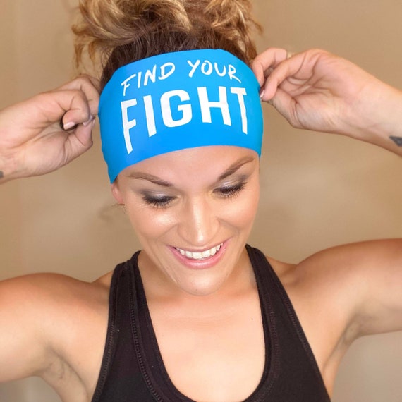 Find Your Fight Headband Boxing Headband Kickboxing | Etsy