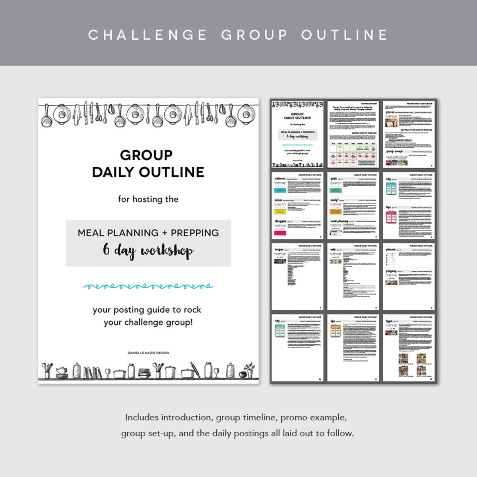 Coach Group Bundle : 6 Day Meal Planning & Prepping Workshop - Healthy ...