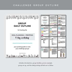 Coach Group Bundle : 6 Day Meal Planning & Prepping Workshop - Healthy ...