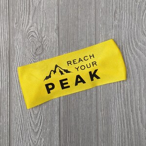 Reach Your Peak Headband - Reach Your Peak - Peak Performance - Fitness ...