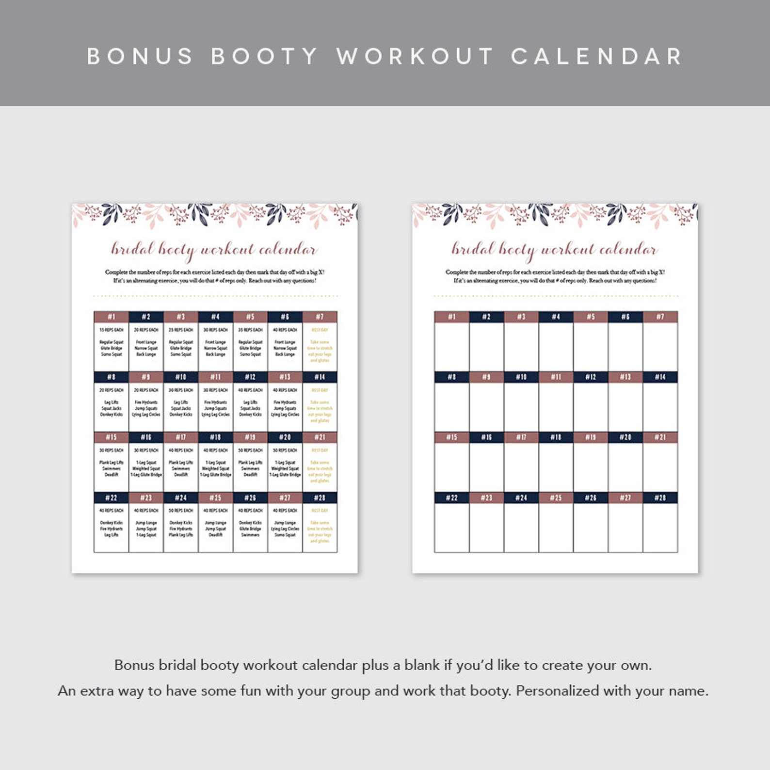 Coach Group Bundle : 28 Day Bride Bootcamp - Bridal Workout Challenge ...