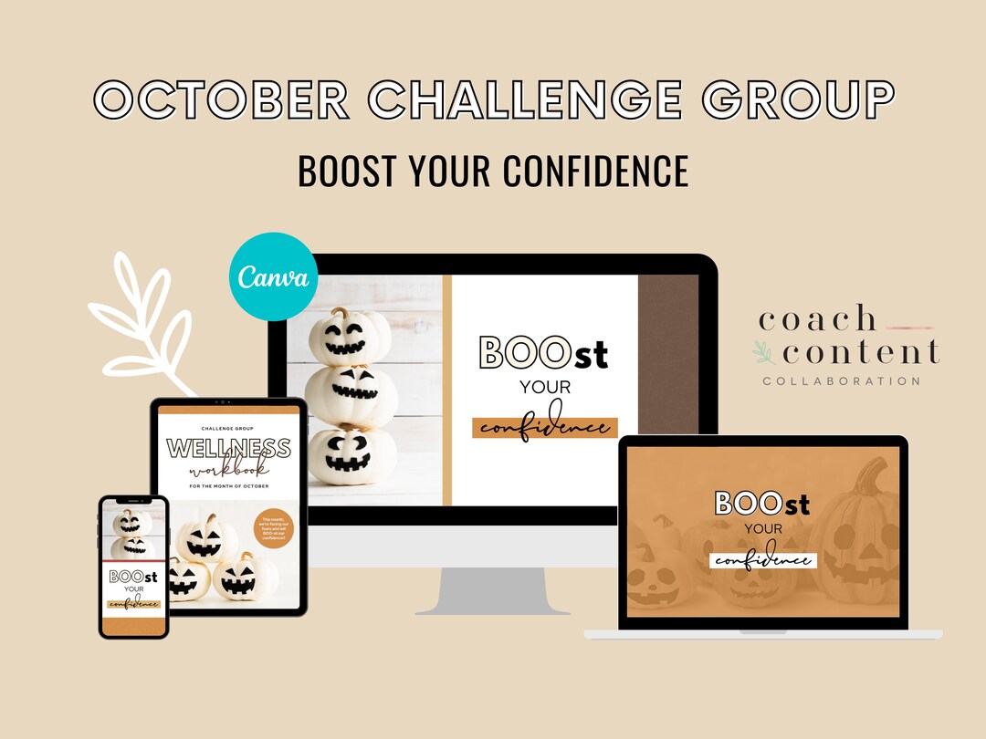 October 2021 Challenge, Boost Your Confidence Challenge Group, Fall ...