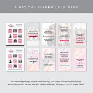 You Belong Here Week - Accountability Group - Fit Family Community Week ...