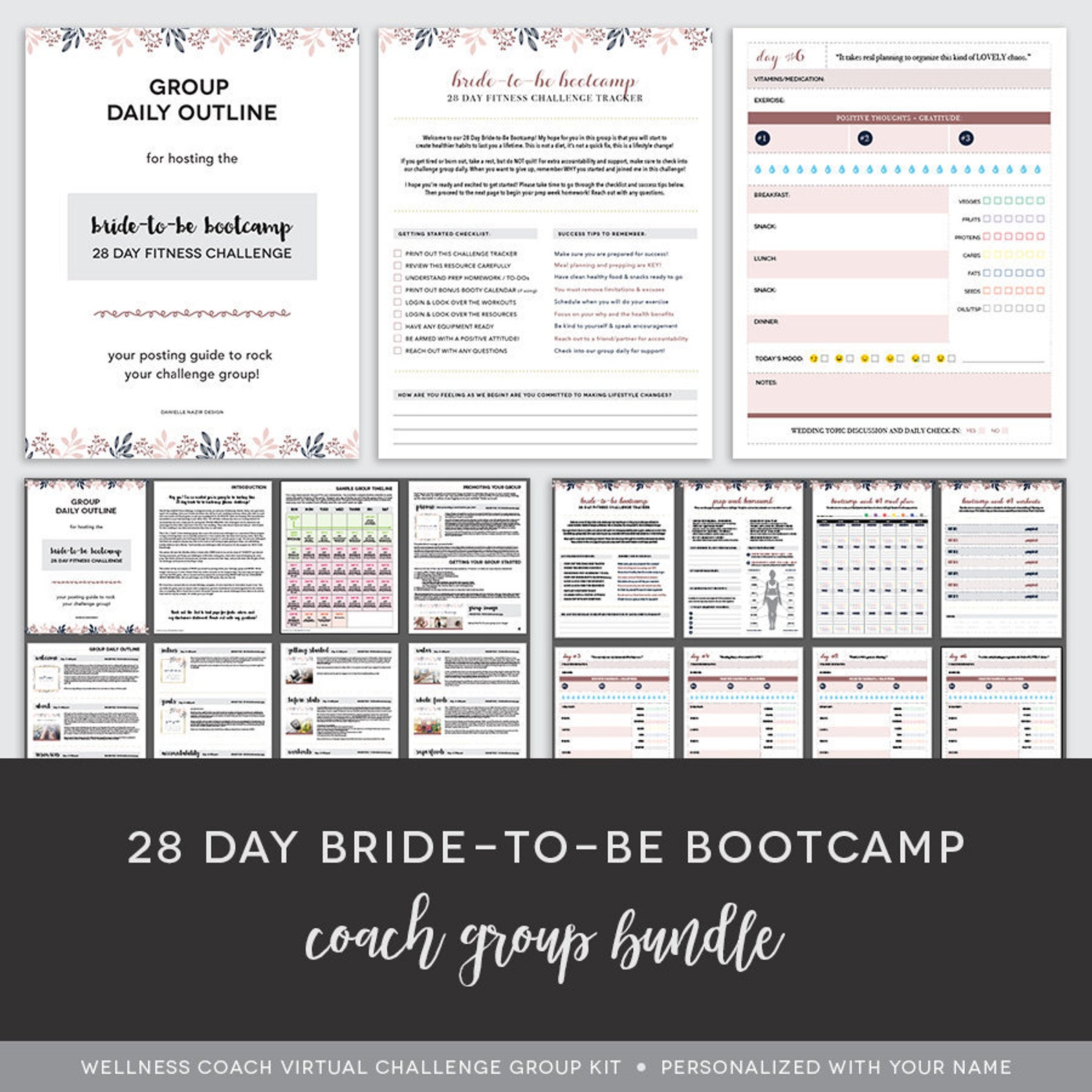 Coach Group Bundle : 28 Day Bride Bootcamp - Bridal Workout Challenge ...