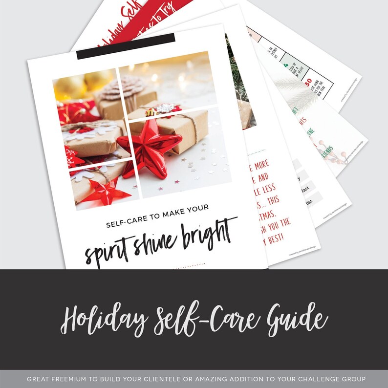 Holiday Self-care Guide Ways to Make Your Spirit Bright This | Etsy