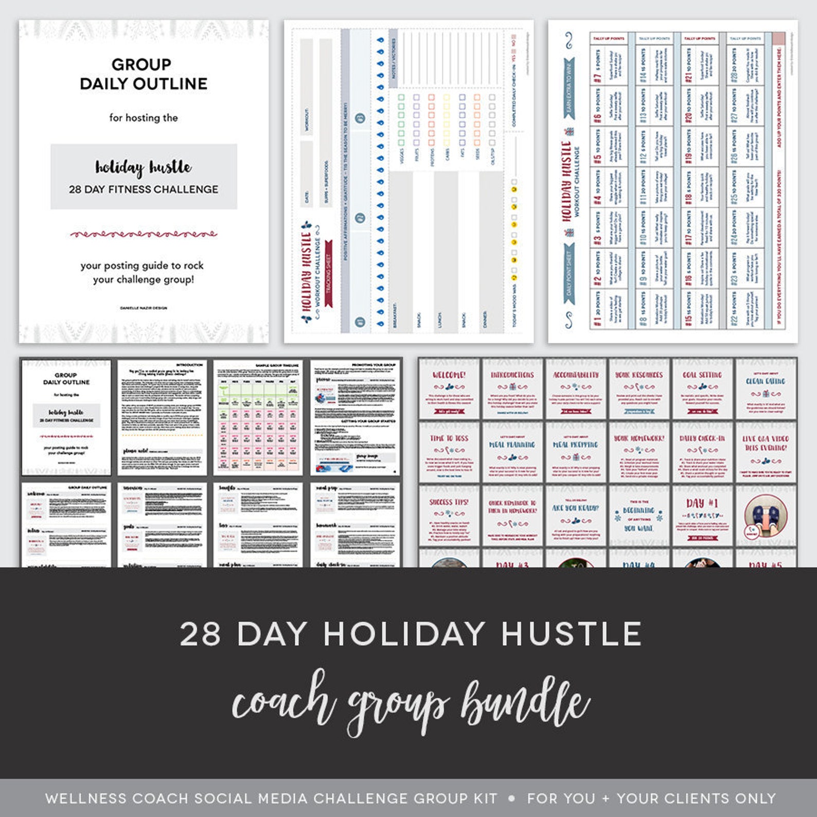 Coach Group Bundle : 28 Day Holiday Hustle Challenge - Holiday ...