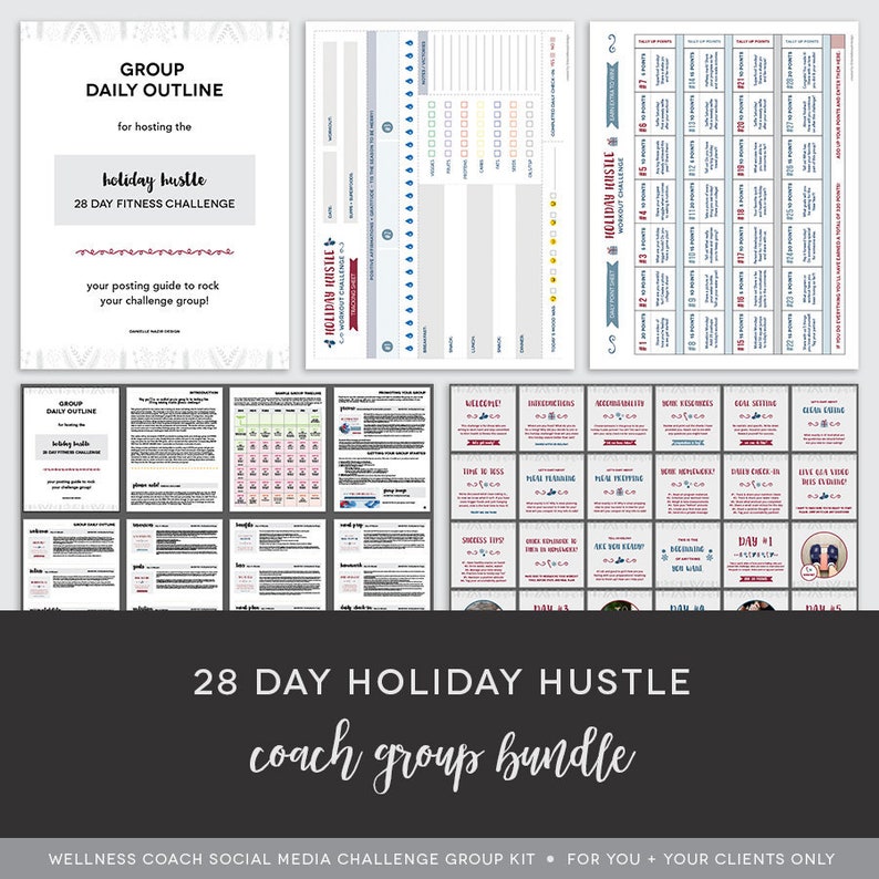 Coach Group Bundle : 28 Day Holiday Hustle Challenge - Holiday ...